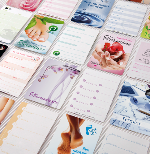 Terminkarten Arztpraxis individuell drucken und bestellen