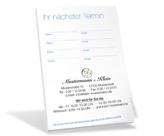 Terminzettel und Terminzettelblock - terminblock24